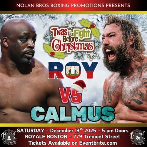 Gloucester's Calmus set for heavyweight bout in Boston this Saturday ...