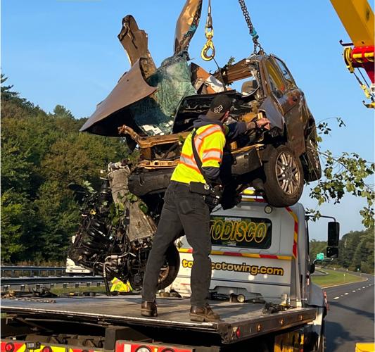 Driver injured in single-car crash on Route 128 in Manchester | Local ...