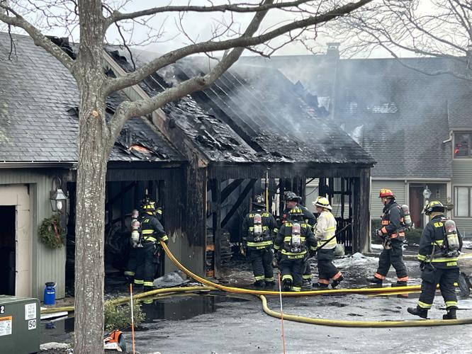 UPDATE: Crews douse stubborn garage fire on Old Nugent Farm Road ...