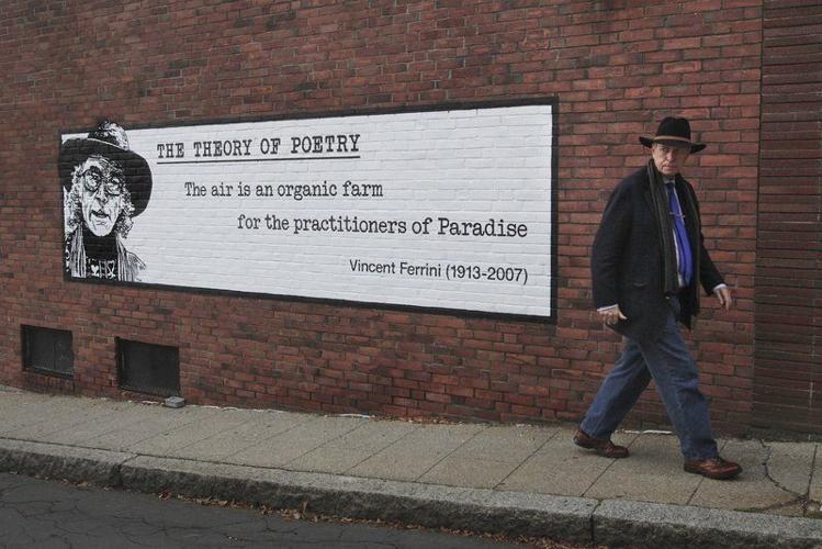 Mural pays tribute to laureate Ferrini | Local News | gloucestertimes.com
