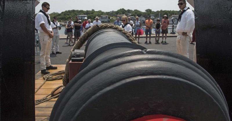 Navy crew demonstrates how Constitution's cannon worked | Local News ...