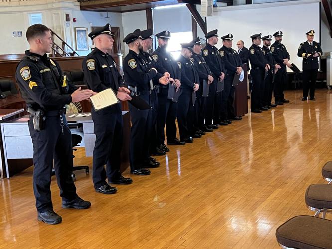 Officers, firefighters honored during public safety badge ceremony ...