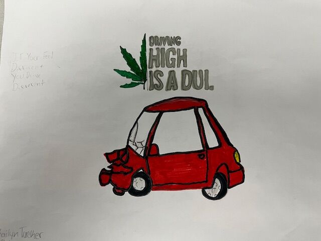 'Drive High Get a DUI' Gloucester High student posters warn | Local ...