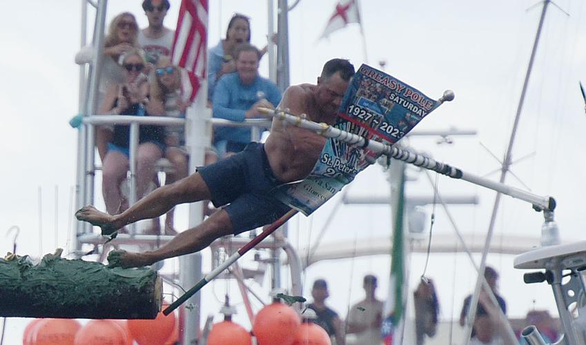 SLIDESHOW: St. Peter's Fiesta Saturday Greasy Pole and Kids Games | St ...