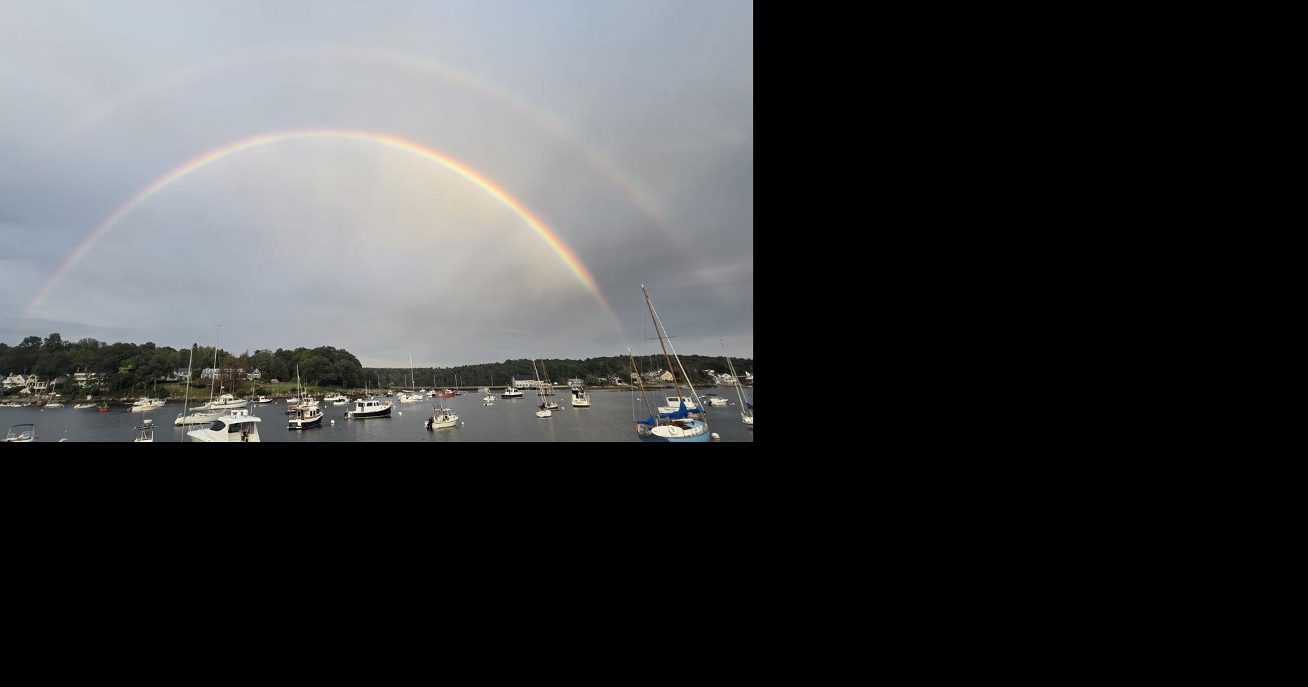 Twice the luck? Double rainbows form over Gloucester | Local News ...
