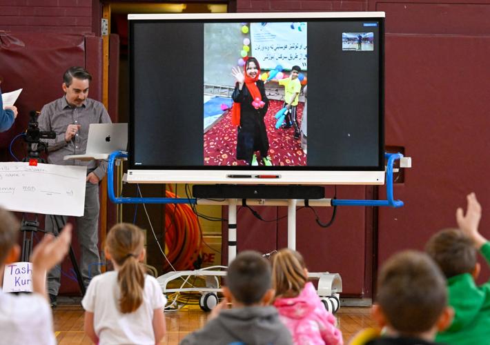 Children share joy of juggling during an intercontinental experience ...