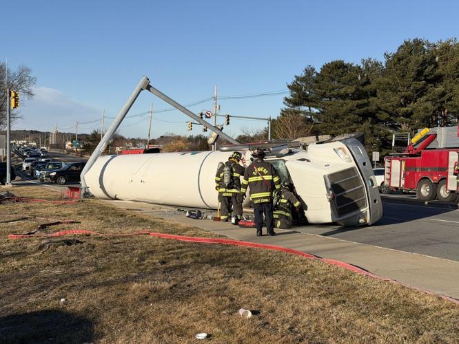 Propane tanker rolls over, closes Endicott Street for hours | Local ...