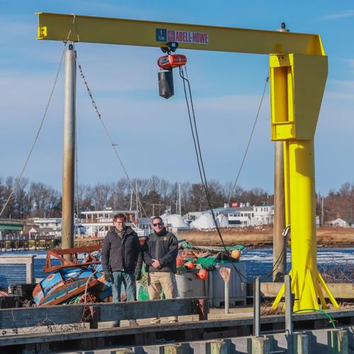 Newburyport installs new fish hoist along river | Fishing Industry News ...
