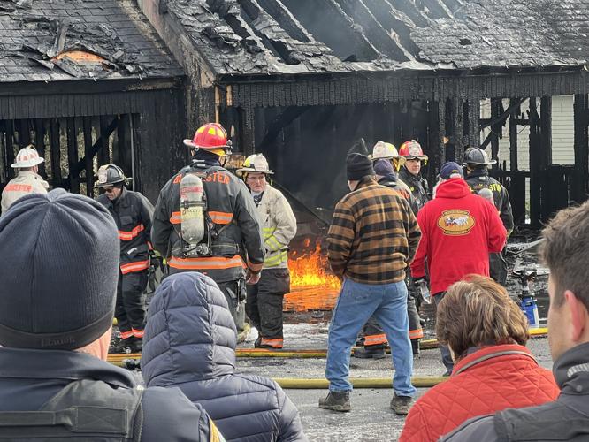 UPDATE: Crews douse stubborn garage fire on Old Nugent Farm Road ...