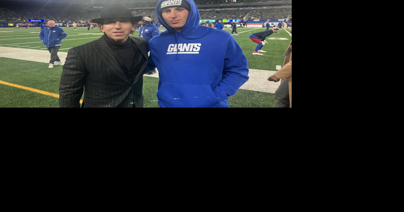 Sean Stellato with Tommy DeVito MNF.jpg | Sports | gloucestertimes.com