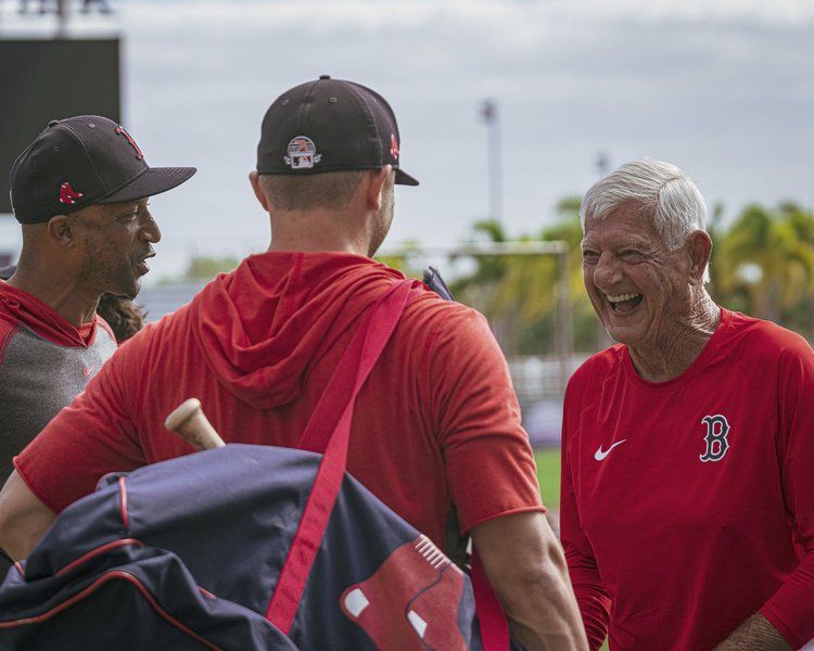 Yastrzemski makes 61st consecutive spring training with Red Sox ...