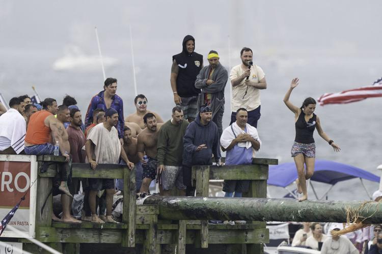 Unstoppable: Hopkins does it again, capturing sixth Greasy Pole Contest ...