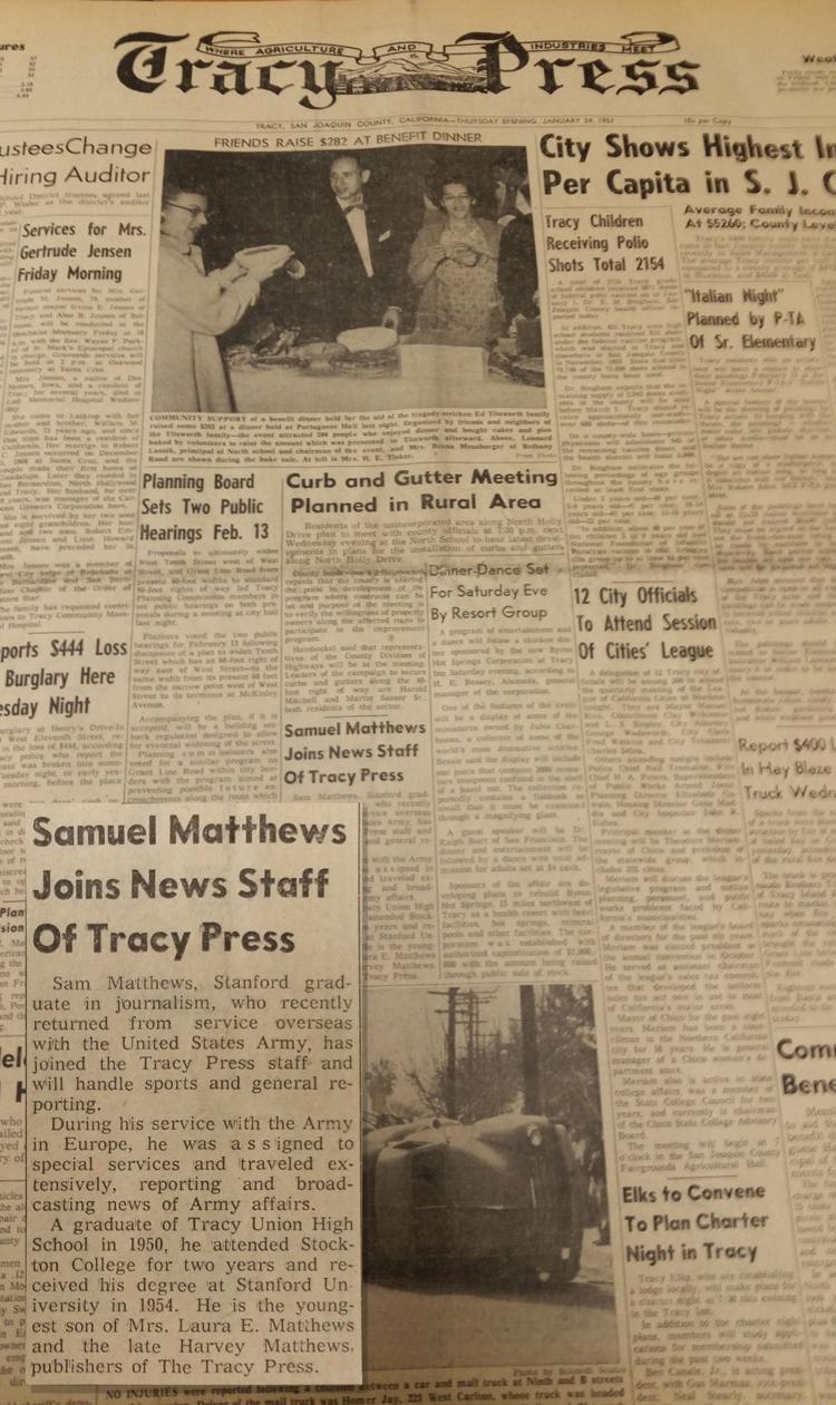 Six decades on the job | Tracy Press Our Town | goldenstatenewspapers.com