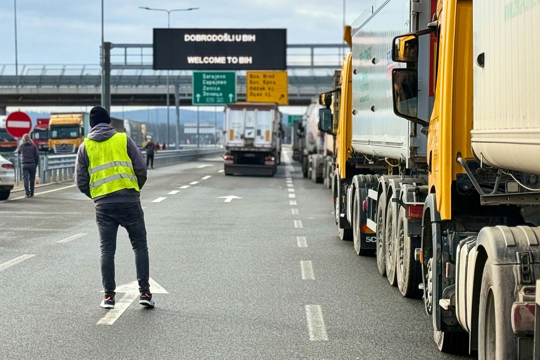 Bosnia Balkans Drivers Strike | National News | goshennews.com