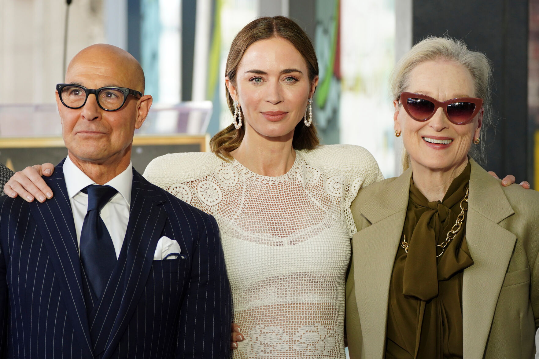 Emily Blunt and Stanley Tucci Walk of Fame | National News | goshennews.com
