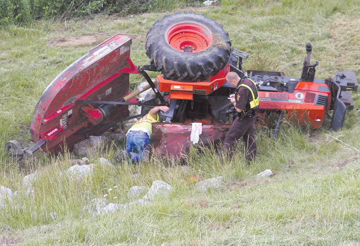 Elkhart man injured when tractor-mower overturns near Bristol | News ...