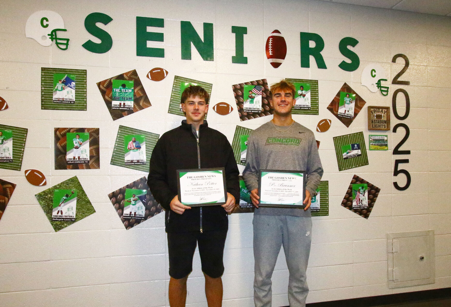 Concord's Bo Brunner and Nathan Potter named The Goshen News Co ...