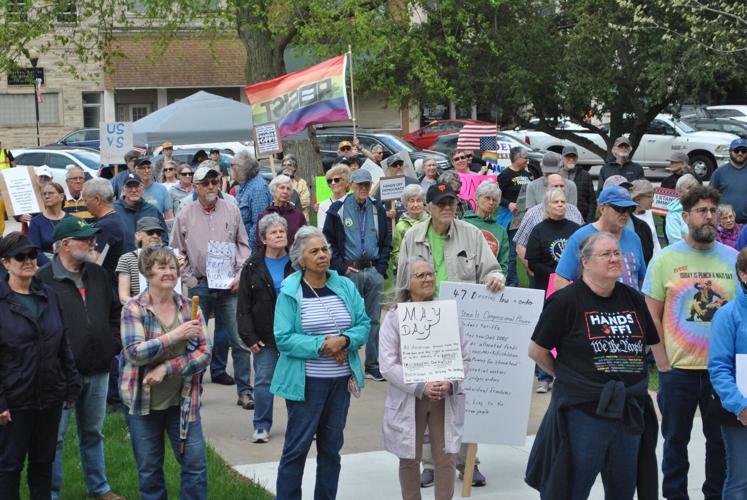 Goshen joins another national day of protest against Trump, DOGE | News ...