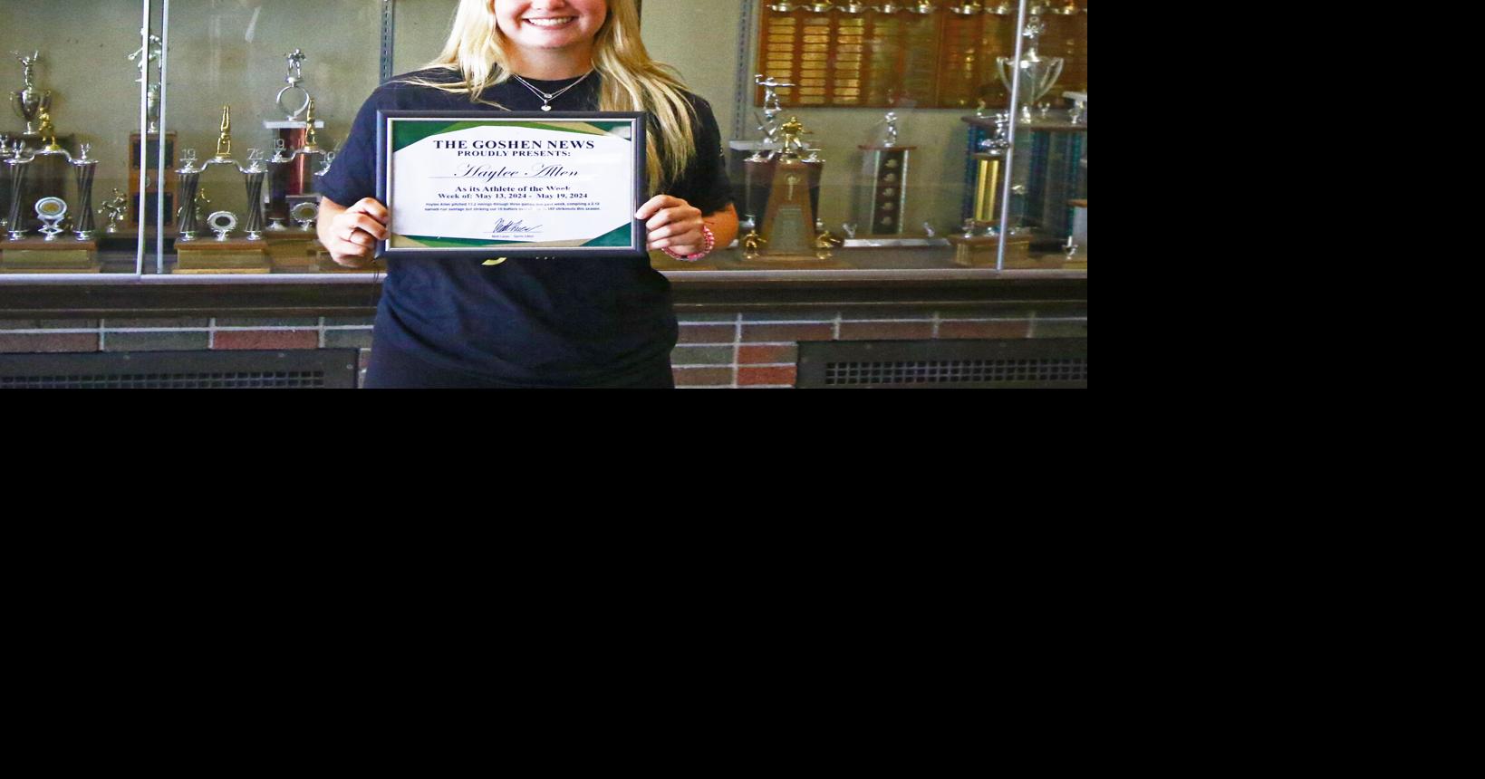 TGN Athlete of the Week: Haylee Allen | Sports | goshennews.com