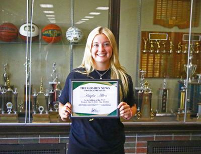 TGN Athlete of the Week: Haylee Allen | Sports | goshennews.com