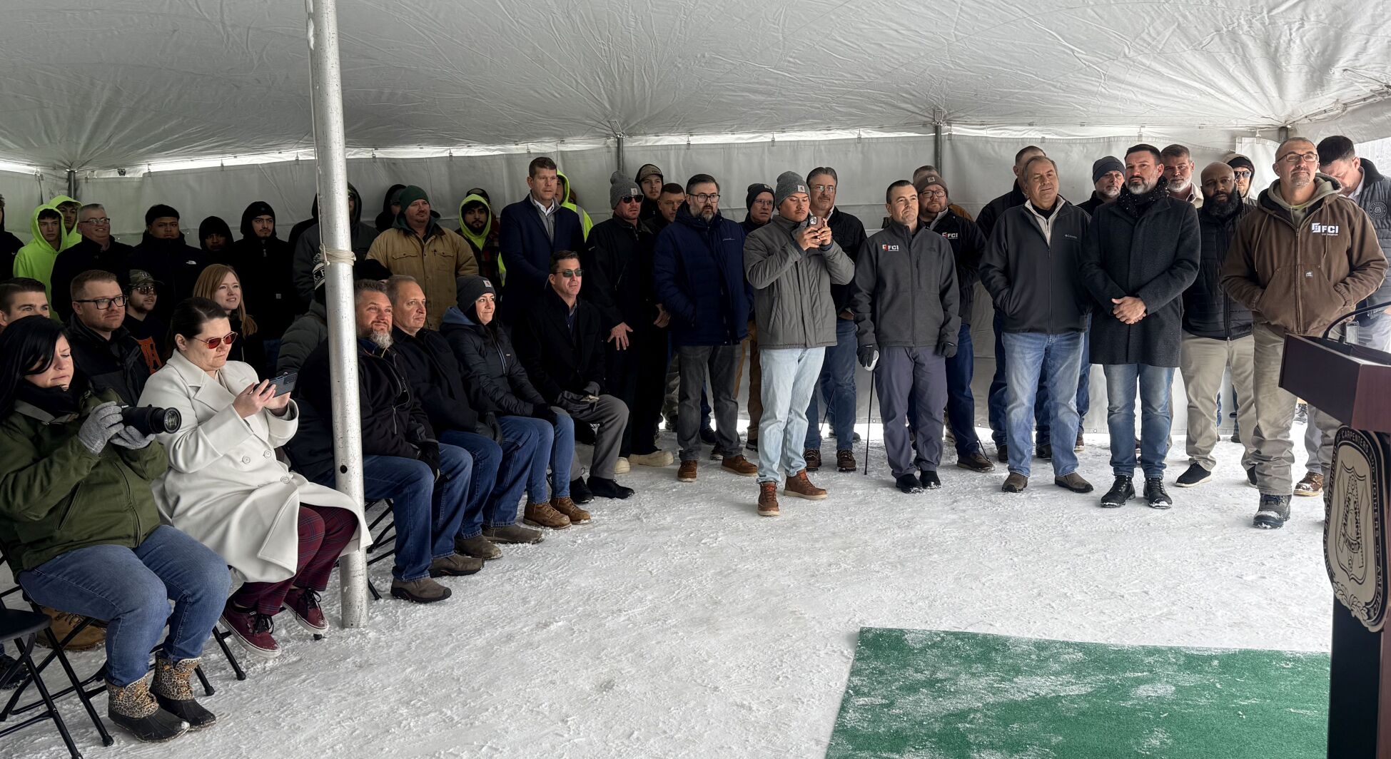 Gov. Braun breaks ground on new Warsaw training facility | News ...