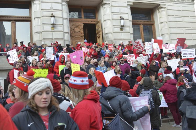 Teachers descend on Indy for Red for Ed day | News | goshennews.com