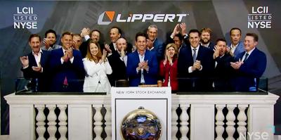 Jason Lippert rings closing bell at NYSE | News | goshennews.com