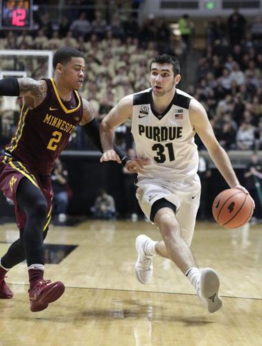 MEN'S BASKETBALL: Mathias' finish helps No. 9 Purdue | Local Sports ...