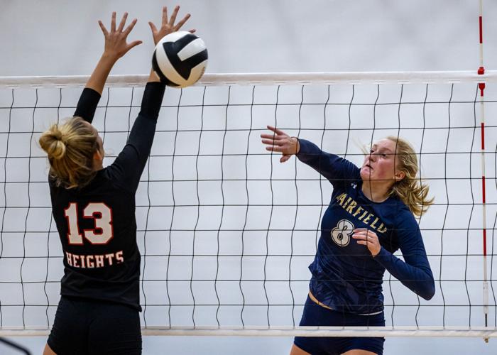 PREP VOLLEYBALL: Fairfield soars past Prairie Heights, wins sectional ...