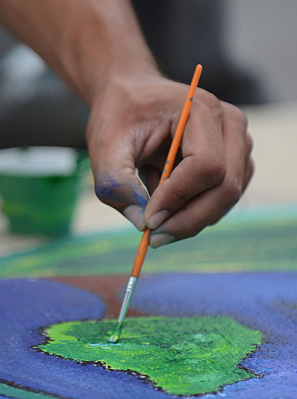 SLIDESHOW: Sewer Drain Art Project | Multimedia | goshennews.com