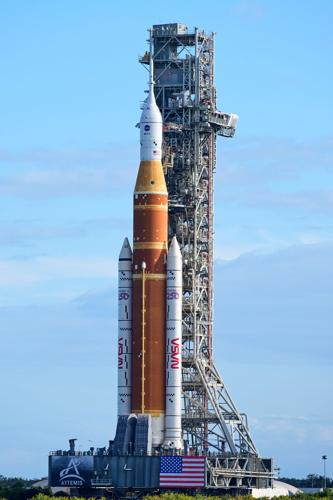 NASA's new moon rocket moves to the pad ahead of astronaut launch as ...