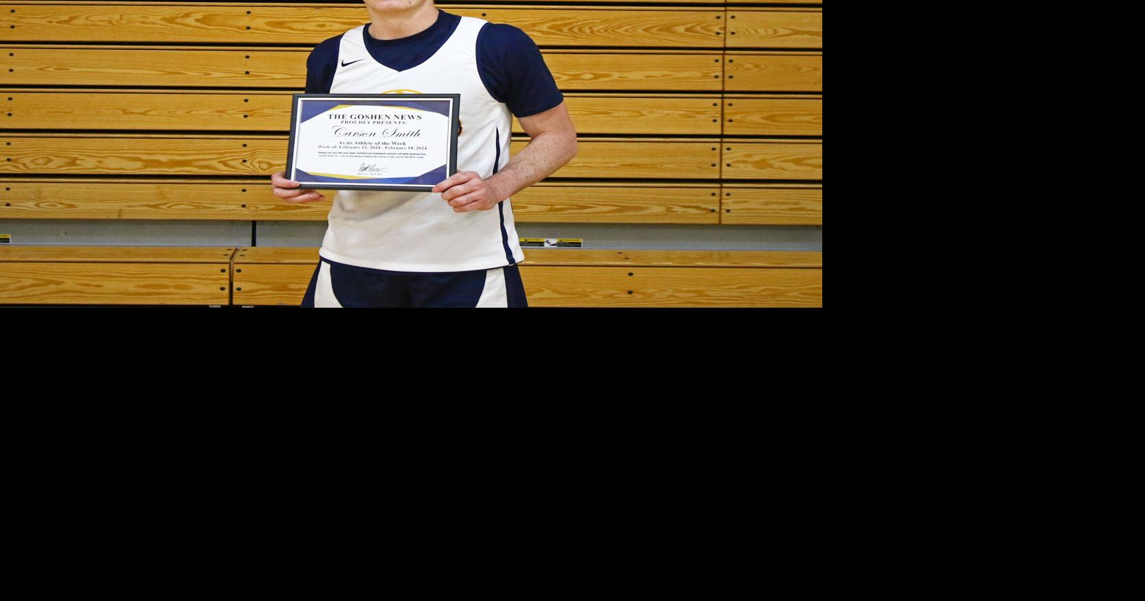 TGN Athlete of the Week: Carson Smith | Sports | goshennews.com