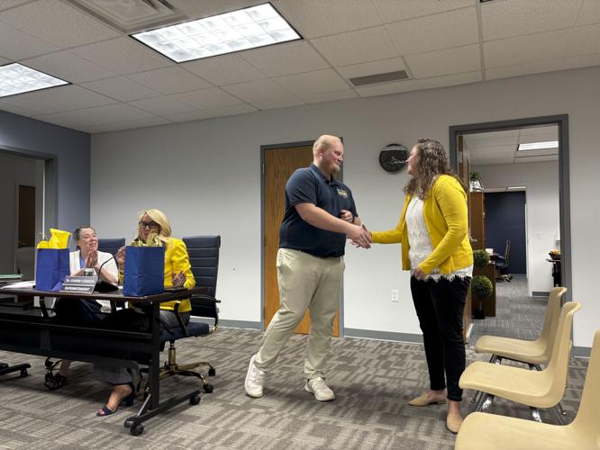 New coach, therapy dog introduced at Fairfield School Board | News ...
