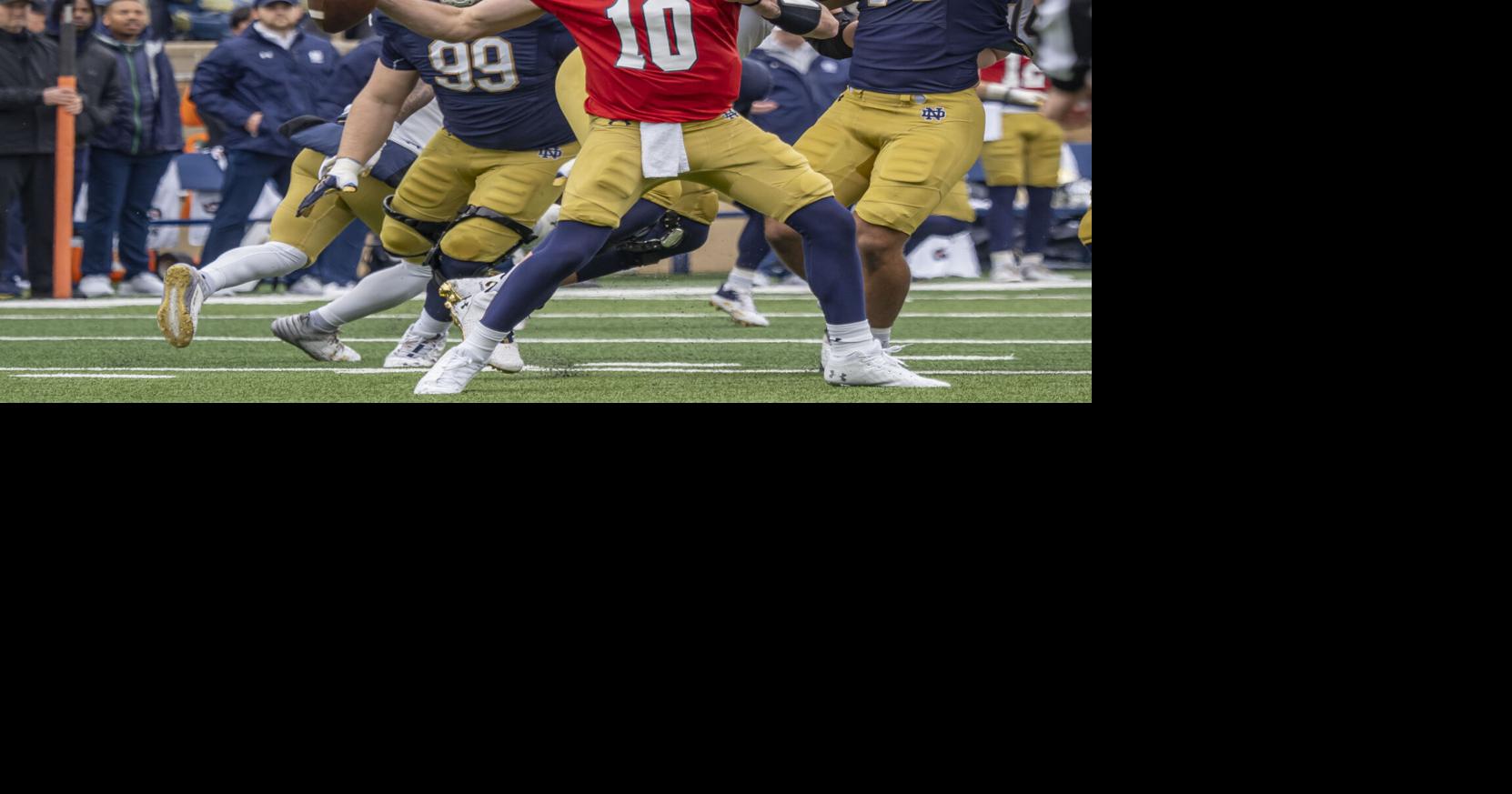 ND FOOTBALL: Hartman shines in Blue-Gold Game | Sports | goshennews.com