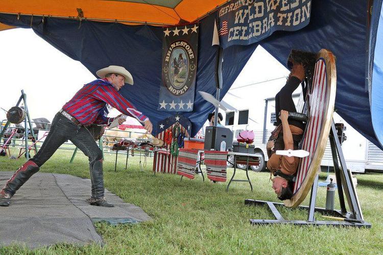 Rhinestone Roper revives the Wild West with ropin', shootin' and kife ...