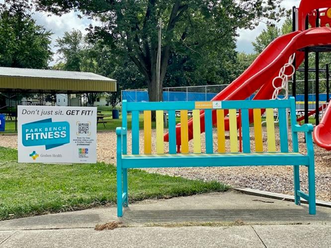 Goshen Health Launches Park Bench Fitness Program News Goshennews