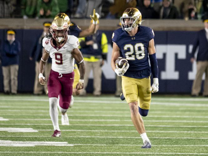 ND FOOTBALL: Irish punch downward on Florida State in 52-3 win | Across ...