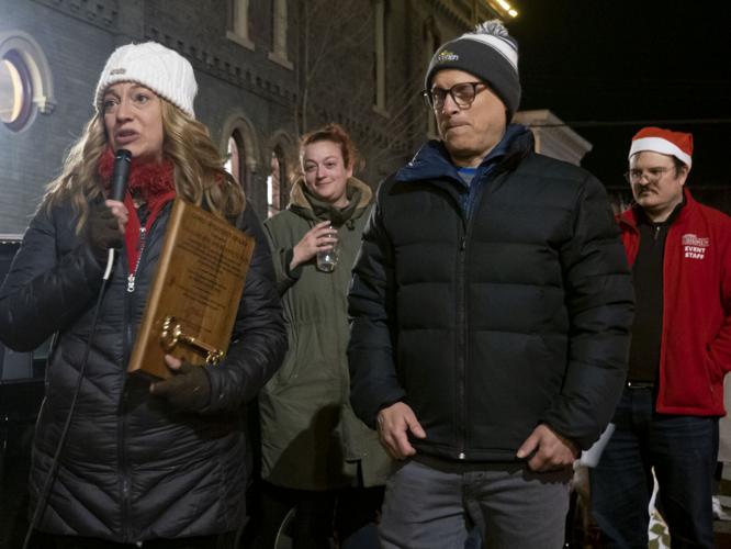 Goshen honors First Fridays organizers during tree lighting ceremony ...