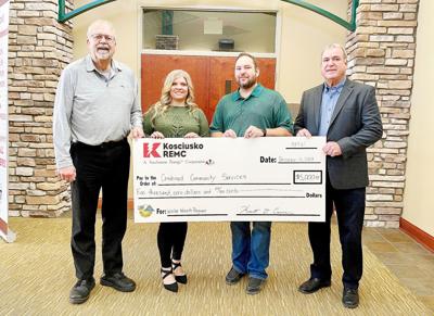 Kosciusko REMC makes donation to Combined Community Services | | goshennews.com