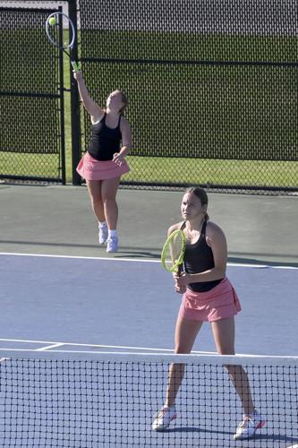 NorthWood girls tennis partners Eden Wiggins and Abigayle Schmucker ...