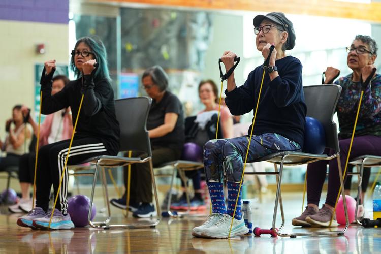 Playing hip-hop or Doris Day, older exercise instructors can speak ...