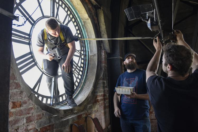 SLIDESHOW: Clock tower face lift | Gallery | goshennews.com