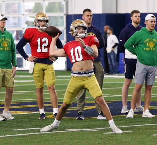 ND FOOTBALL: QBs impress during scrimmage at practice | Sports ...