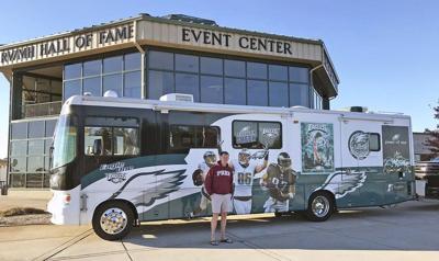 Super fan donates $300,000 Eagles-themed motorhome to RV museum ...
