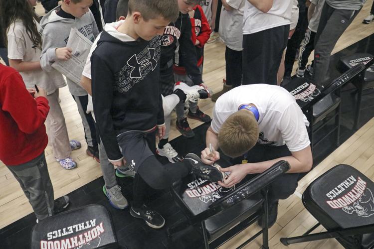 GALLERY: NorthWood hosts celebration for state champion boys basketball ...