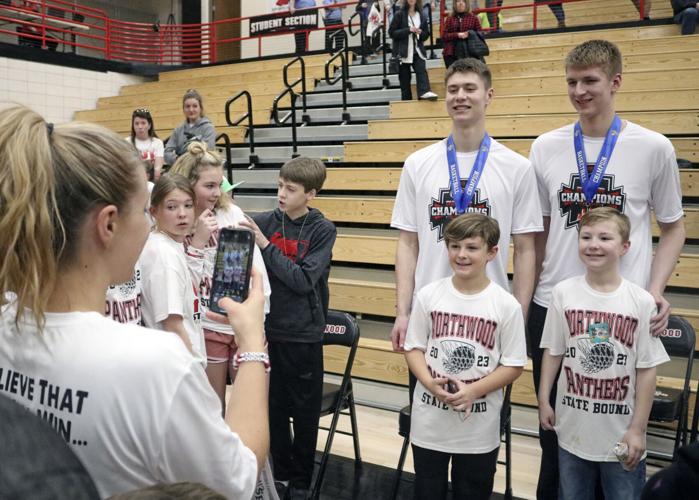GALLERY: NorthWood hosts celebration for state champion boys basketball ...