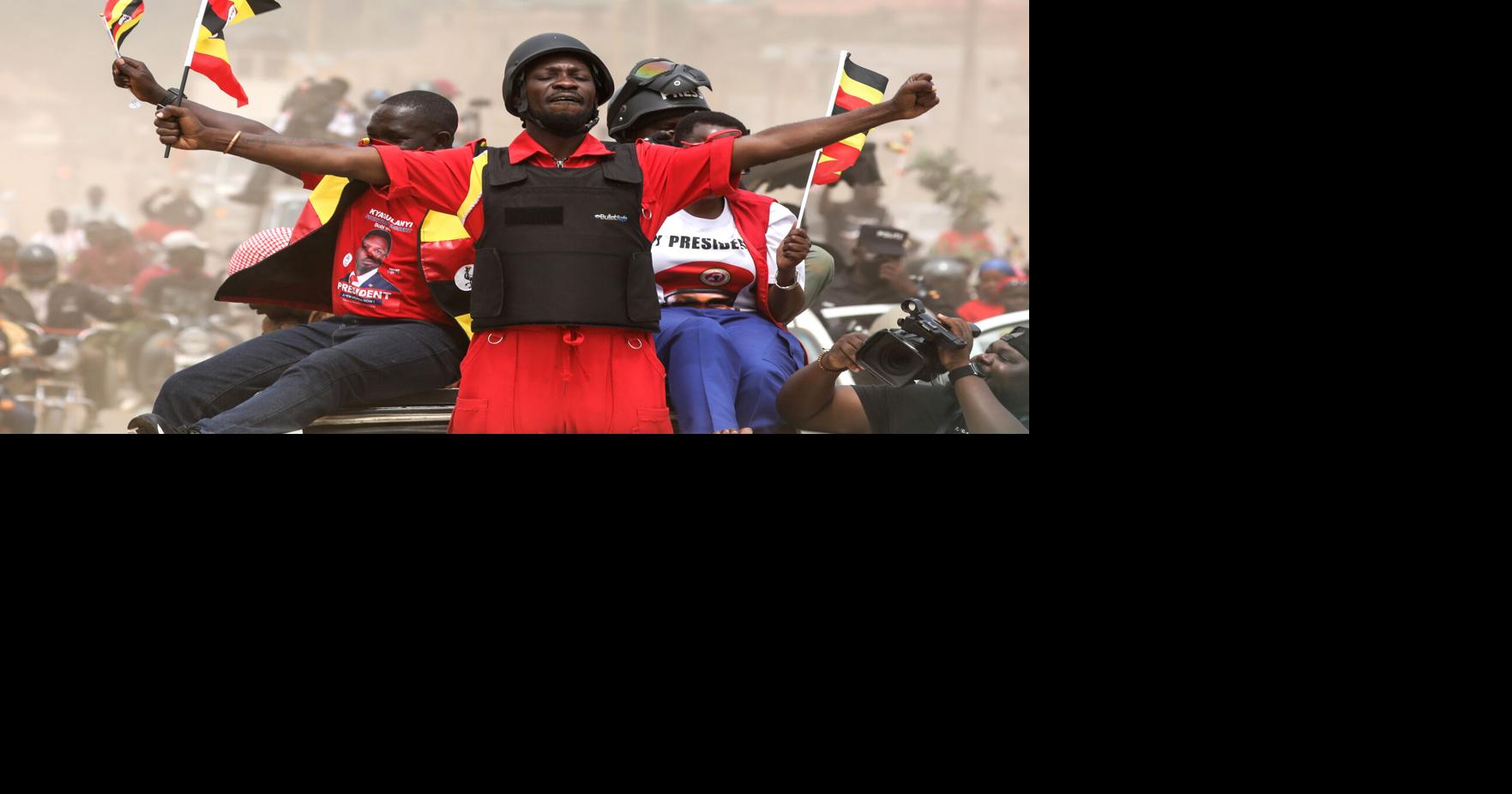 Ugandan opposition leader campaigns in flak jacket | National News ...