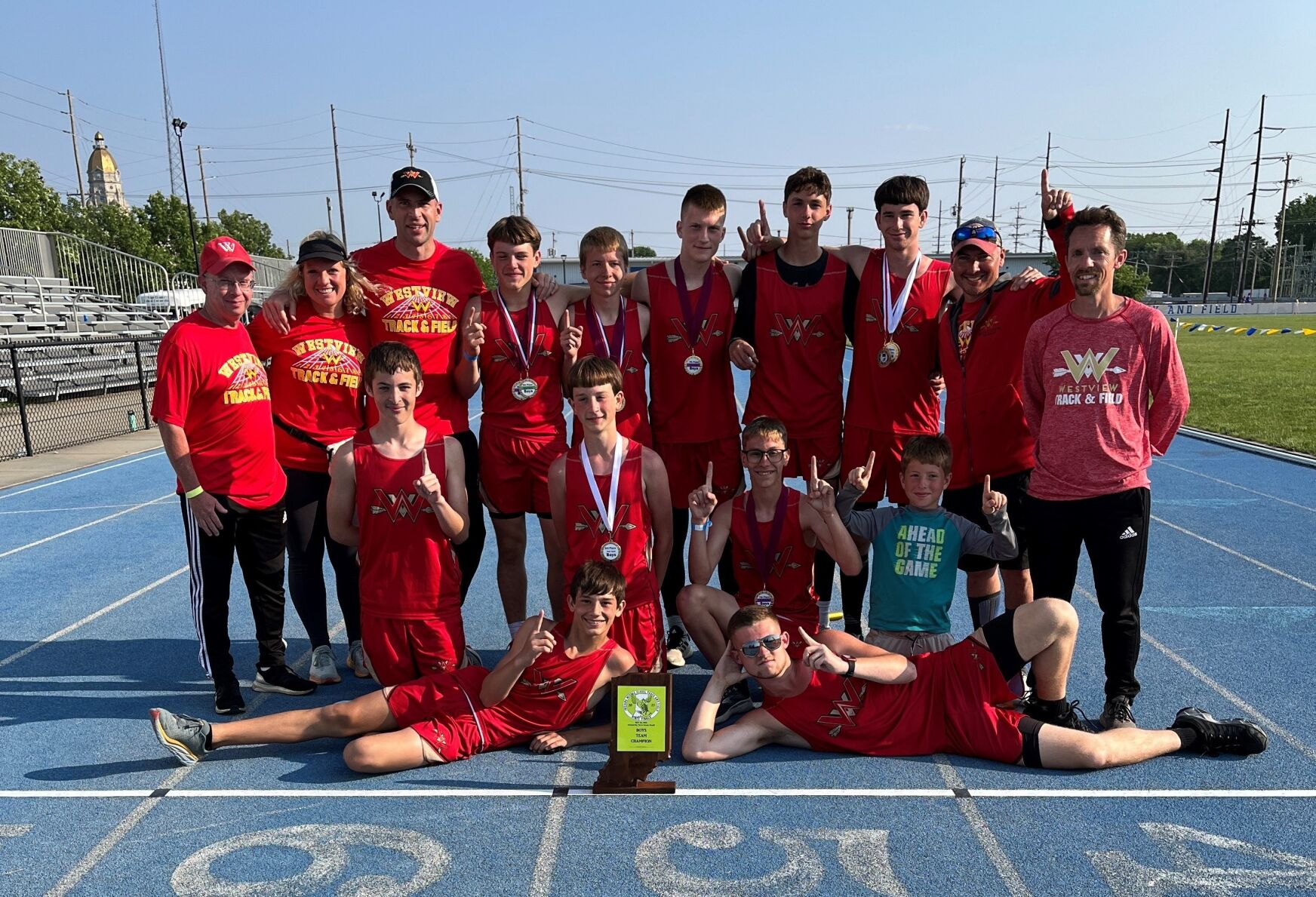Westview Junior High boys track wins state title | Sports | goshennews.com