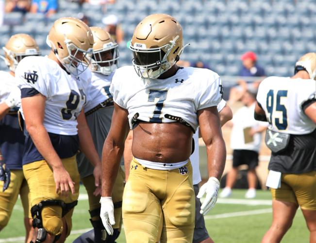 ND FOOTBALL: Foskey, Bertrand trying to build on breakout performances ...
