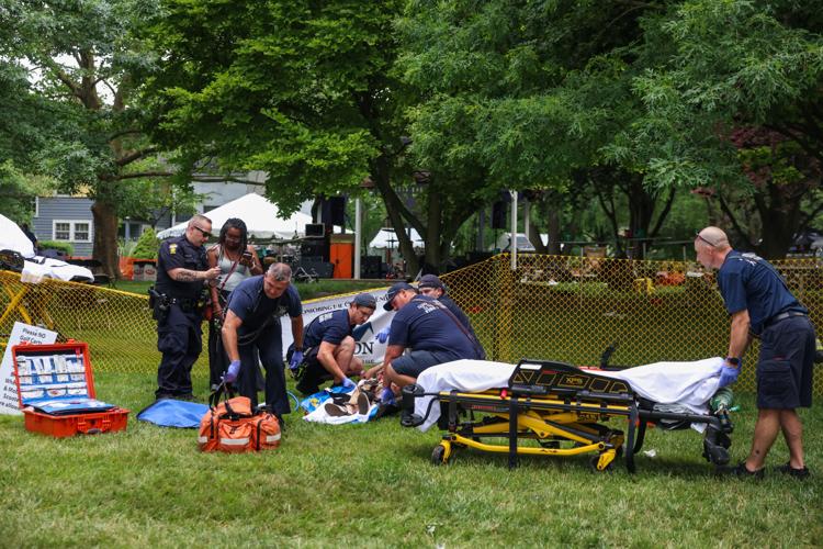 Police search for suspects in Ohio shooting that wounded 12 near a ...